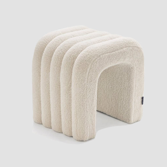 The minimal boucle stool