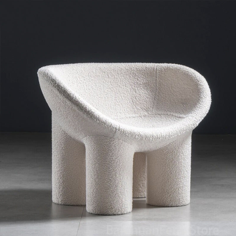 Zeus Bouclé Puff – Hipnos and Nicte Home