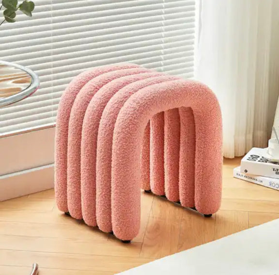 The minimal boucle stool