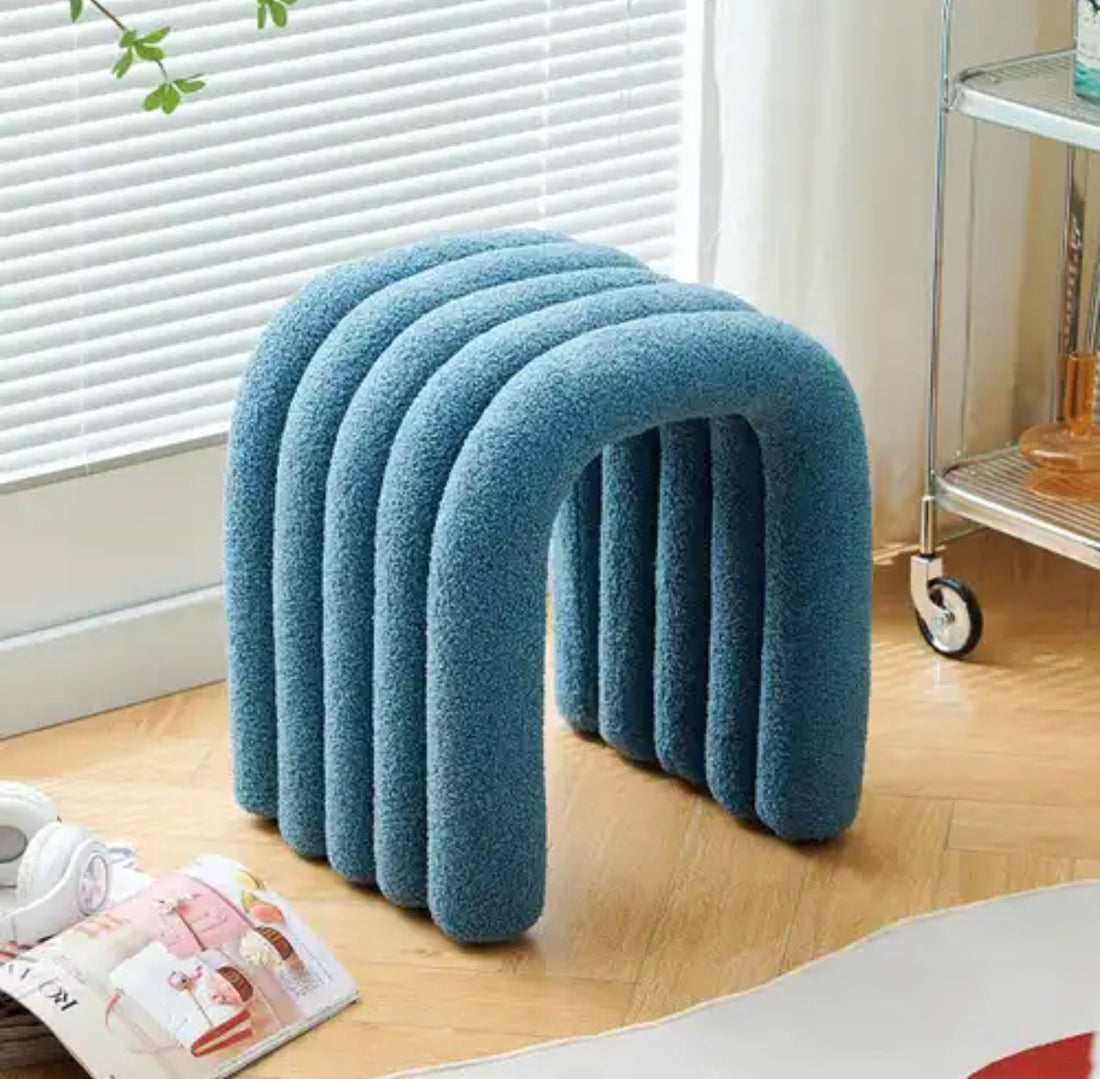 The minimal boucle stool