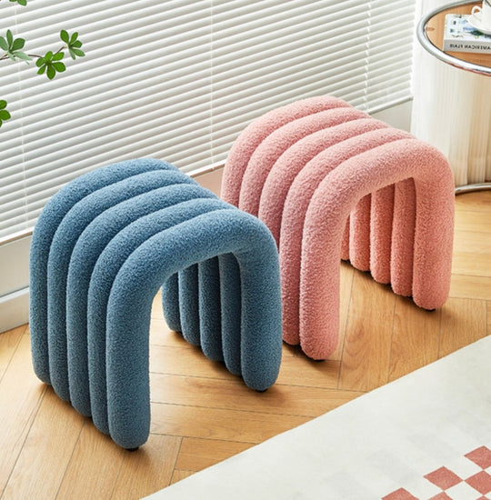 The minimal boucle stool