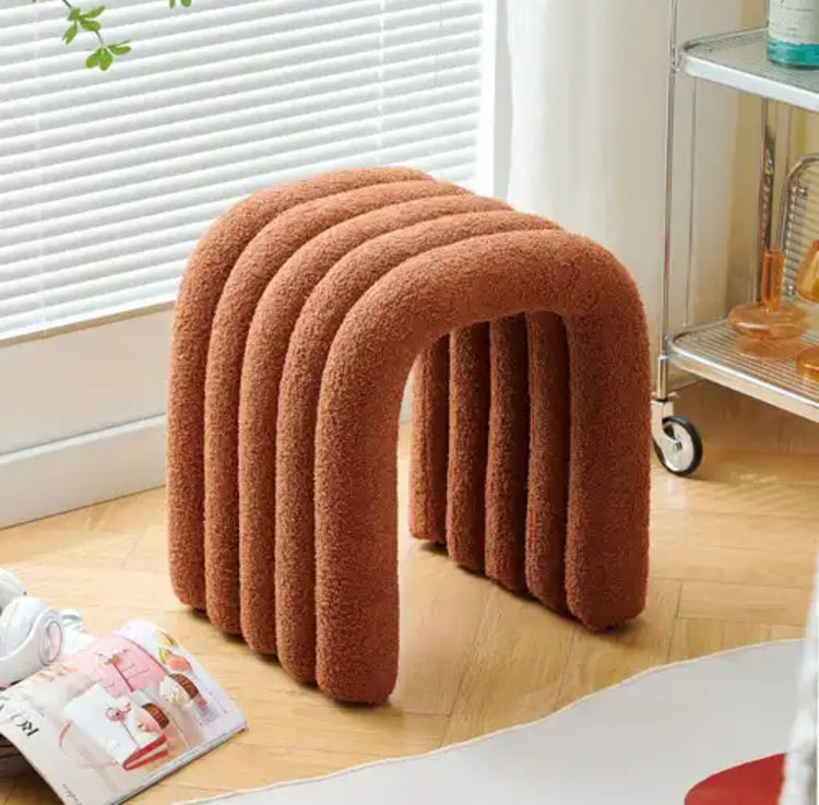 The minimal boucle stool