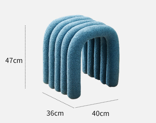 The minimal boucle stool